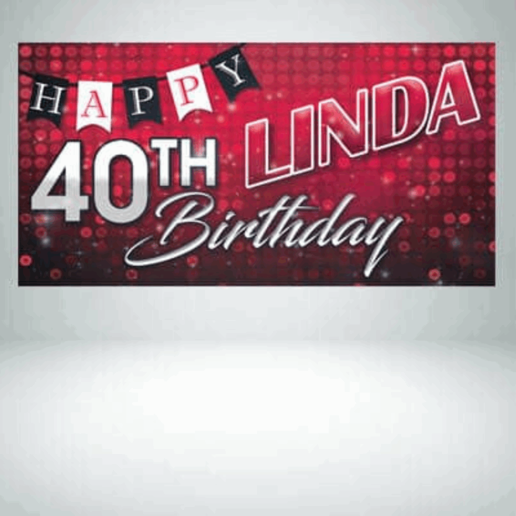 Birthday Banners (PVC) - The Print Shop