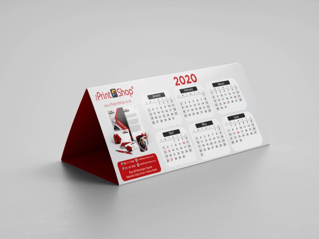 Tent Calendar: Perfect Desktop Calendar for Your Office - The Print Shop